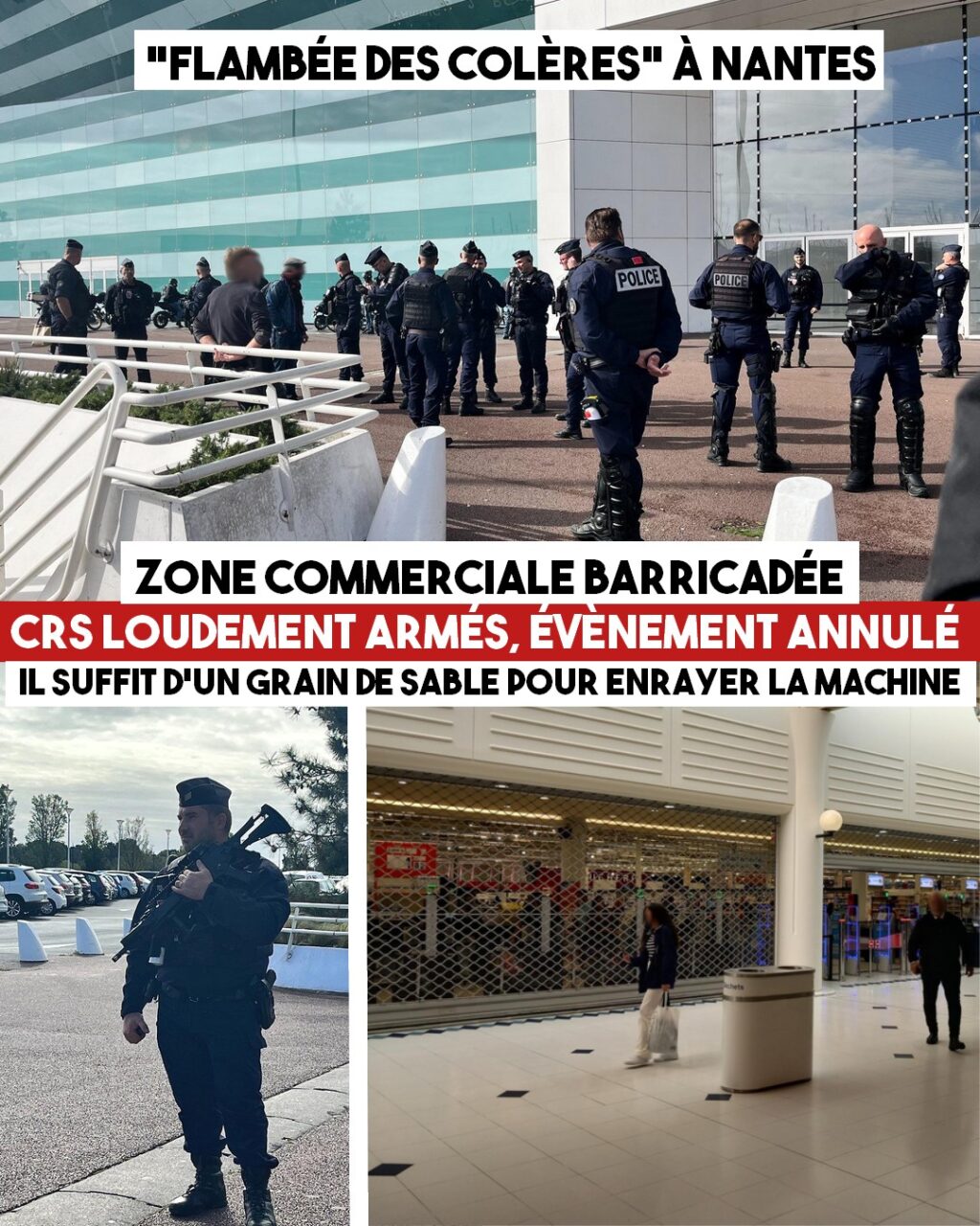 Flambée des colères : il suffit d’un grain de sable pour enrayer la ...