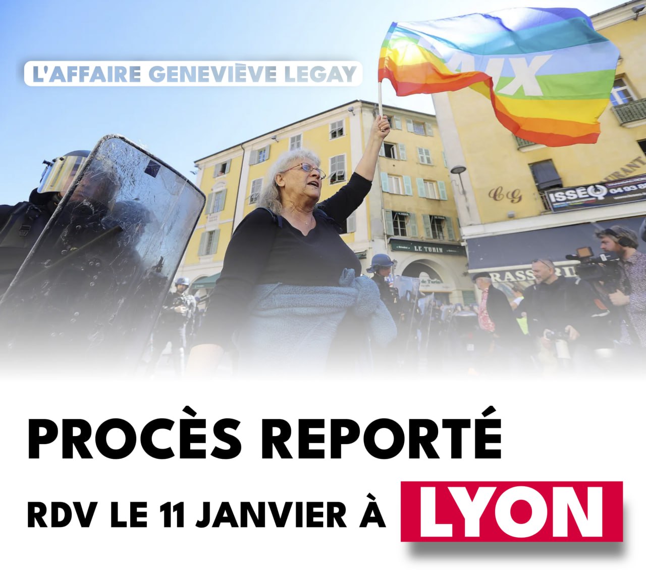 [Programme] Affaire Geneviève Legay : le 11 janvier 2024, faisons le ...