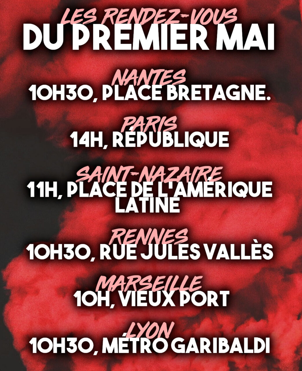 Les rendez-vous du Premier Mai | OnePlanete