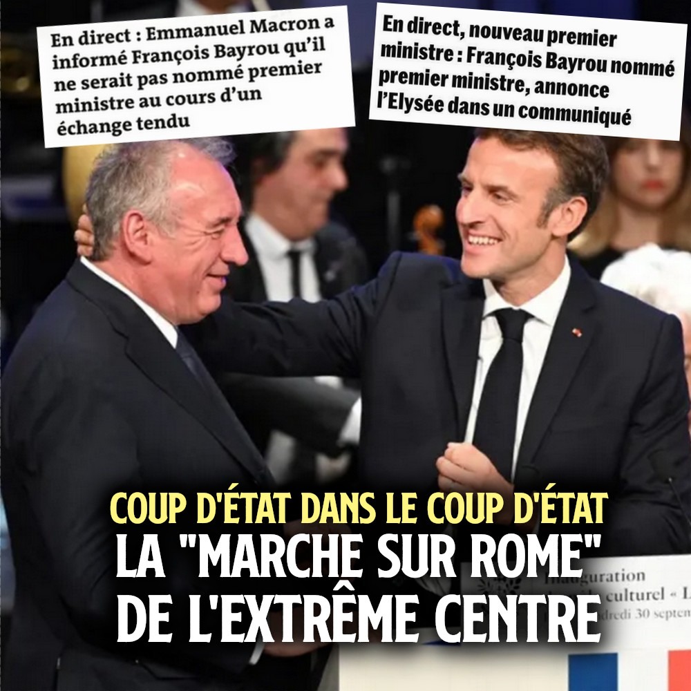 Bayrou et la « Marche sur Rome » de l’extrême centre | OnePlanete