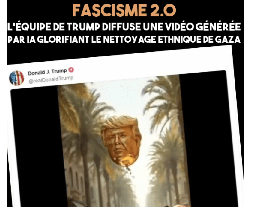 «Trump Gaza Number One» : la barbarie mise en scène par intelligence ...
