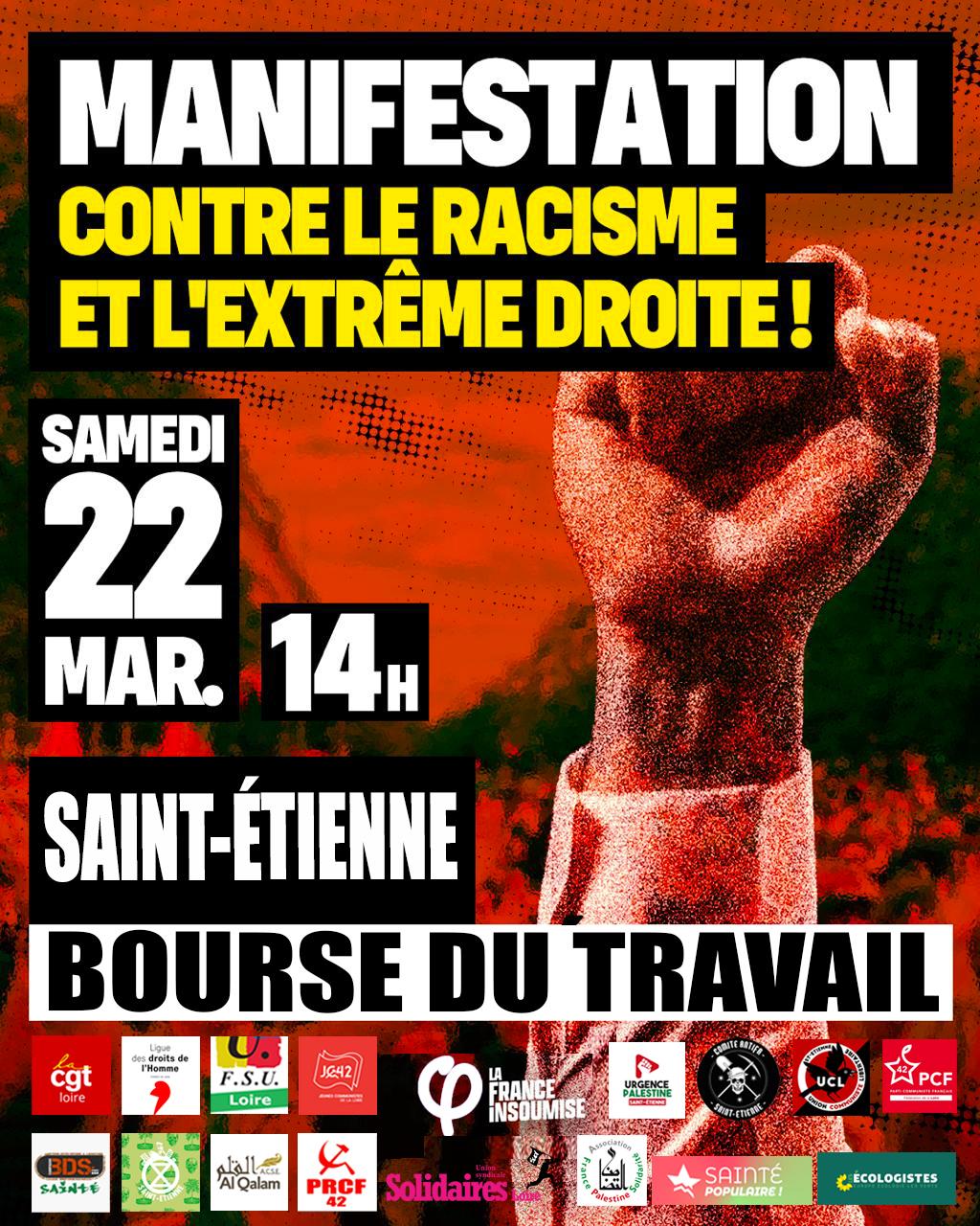 Samedi 22 mars : Marchons contre le racisme et le fascisme | OnePlanete