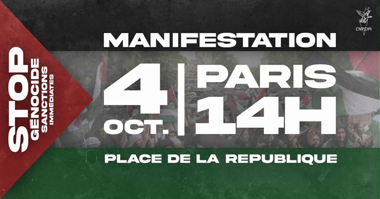 Le 4 octobre, manifestation unitaire et rassemblements en soutien à la ...