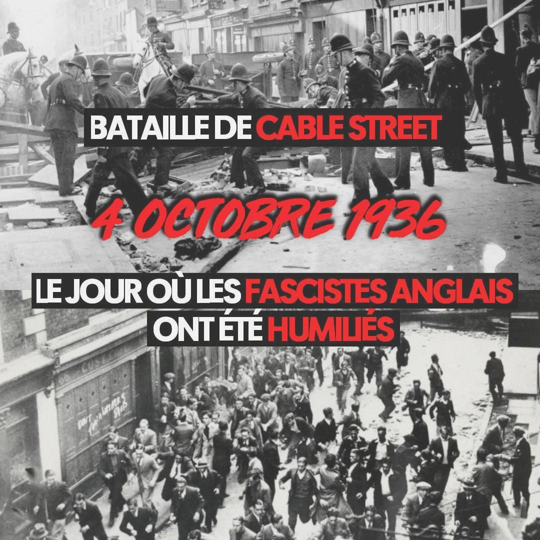 La bataille de Cable Street : une victoire antifasciste mythique ...