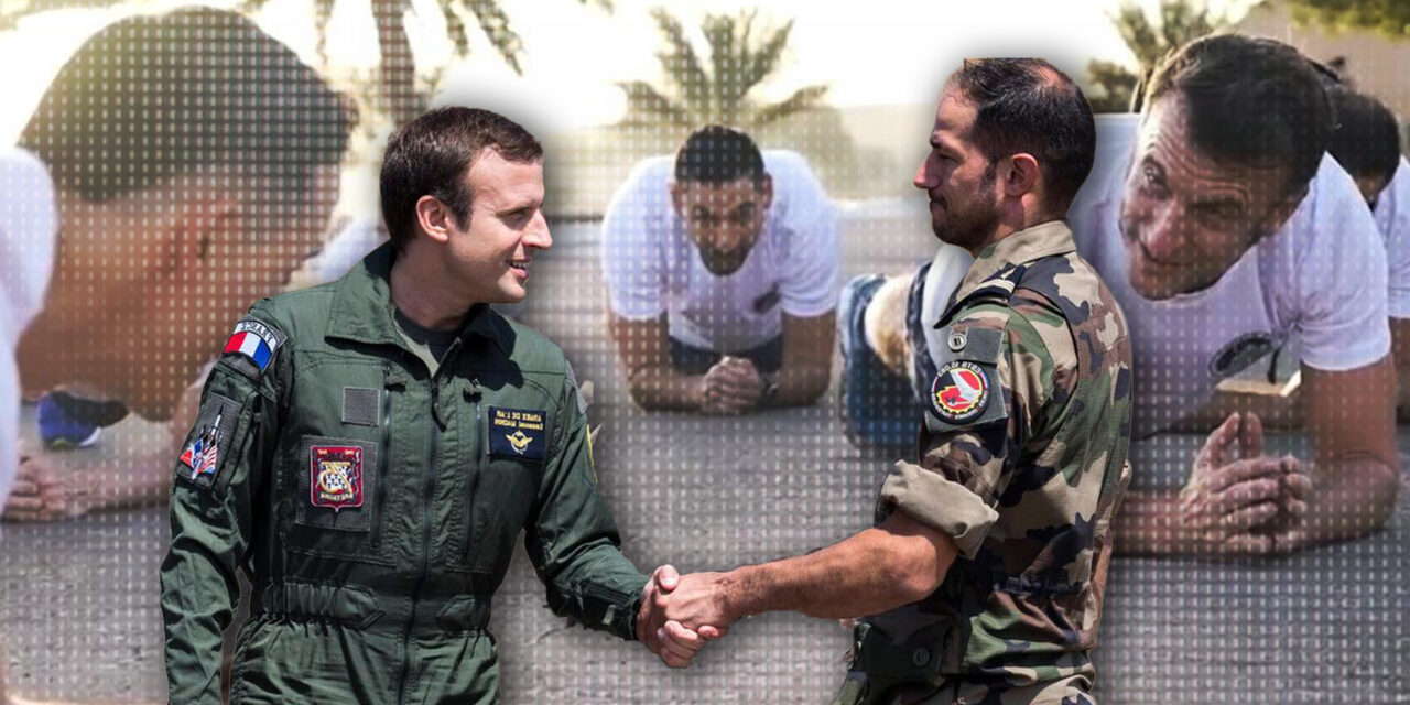 Footing, pompes et tenues militaires… Pourquoi Emmanuel Macron montre ...