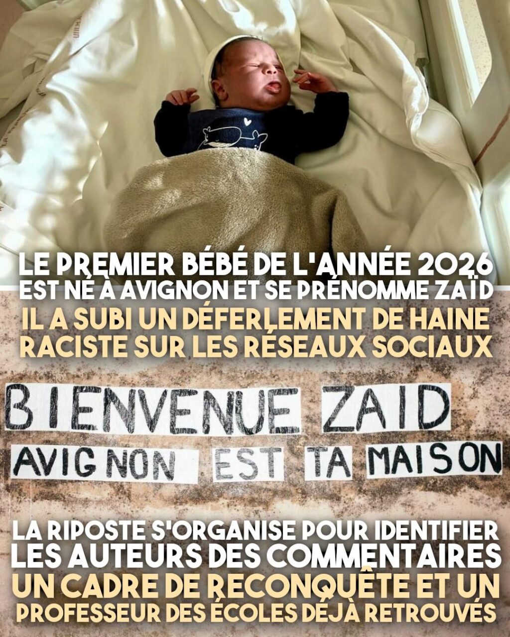 Avignon : un nouveau né victime d’un déferlement de haine raciste ...