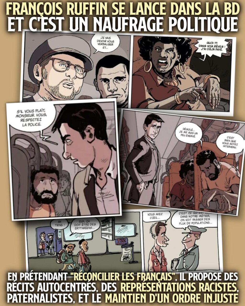 Ruffin se lance dans la BD, et c’est un naufrage politique | OnePlanete